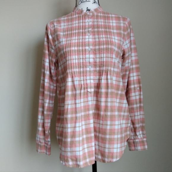 Lands' End | Tops | New Lands End Pink Flannel Shirt | Poshmark